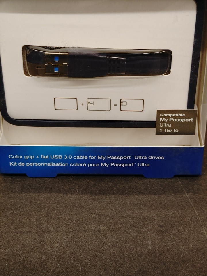 WD Grip Pack for My Passport Ultra 1TB with USB 3.0 Cable Dark blue | eBay