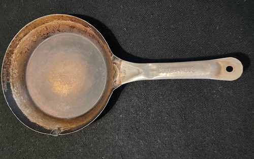 Antique L&G MFG #42 Steel Tin Metal Cold Handle Cowboy Pan Skillet 9 ...
