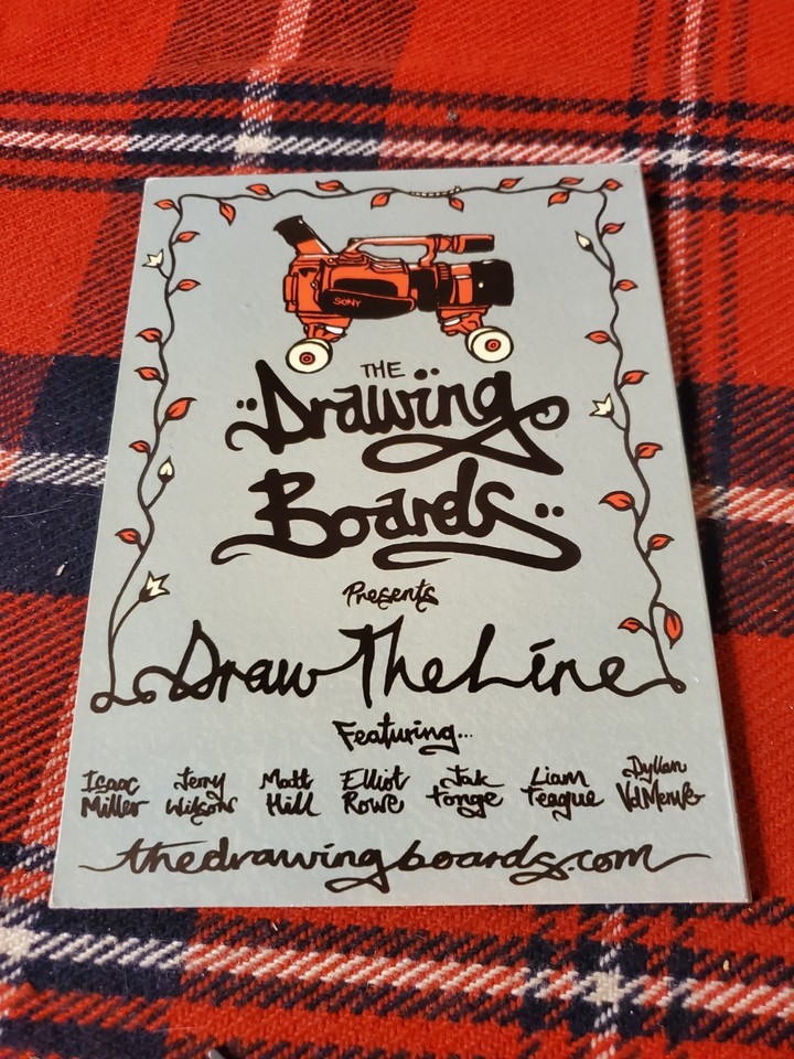 DRAWING BOARDS - DRAW THE LINE Skateboarding/Skateboards DVD/RARE | eBay