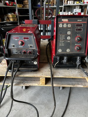 Lincoln Electric V350-Pro Invertec CC/CV Welder With Lincoln LN-10 Wire ...