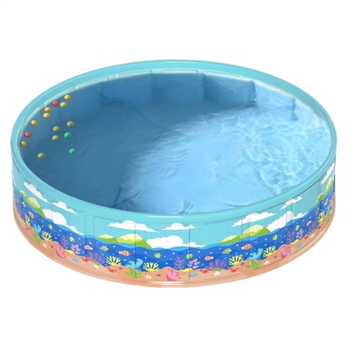 Foldable Pool, Non-Inflatable Kids' and Adults' Outdoor Swimming Pool ...