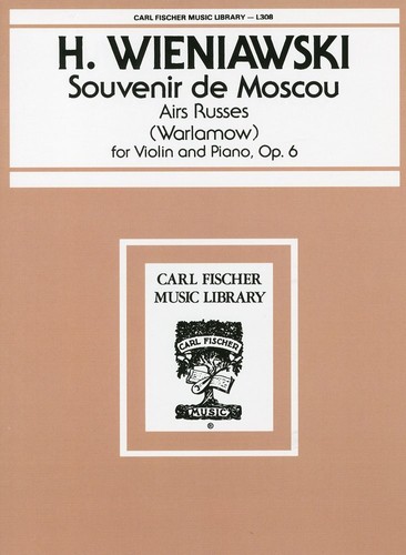 Winiawski: Memories of Moscow Op.6/Karl Fischer/Solo violin sheet music ...