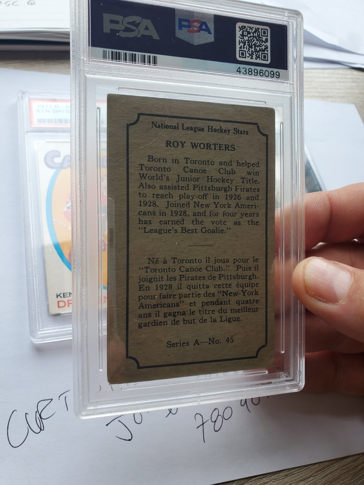 1933 O-PEE-CHEE #45 ROY WORTERS RC ROOKIE PSA 2 Series A | eBay