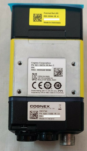 Cognex DMR-374X-MAX 821-10079-1R REV 08 24V DMR374X Data Man Barcode ...