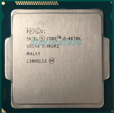 4Th Gen Intel Core i5 4670K LGA 1150 3.4 GHz CPU Processor Haswell 4 ...