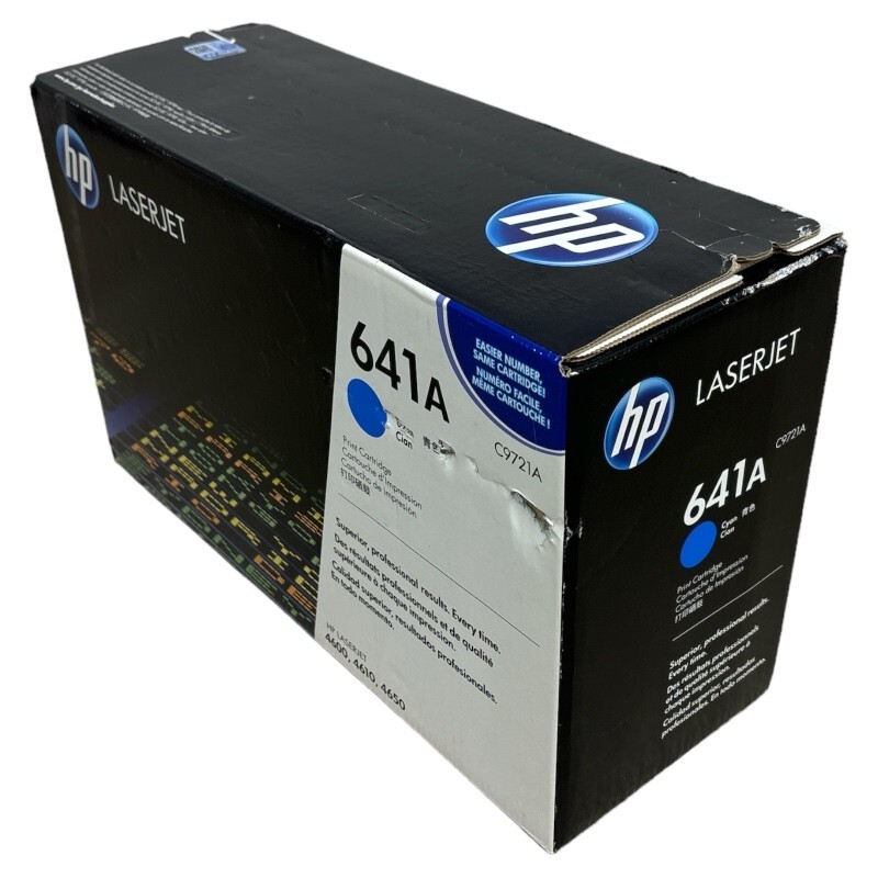 NEW HP 641A C9721A CYAN (BLUE) Toner Cartridge LASERJET 4600, 4610 ...