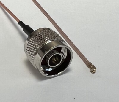 N Type Male to uFL/u.FL/IPX/IPEX WiFi RG178 Coaxial Cable Pick Length ...