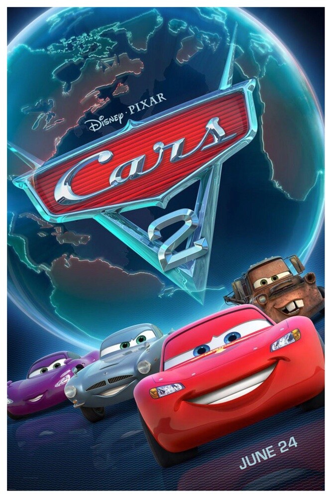 Pixar Cars 2 Poster