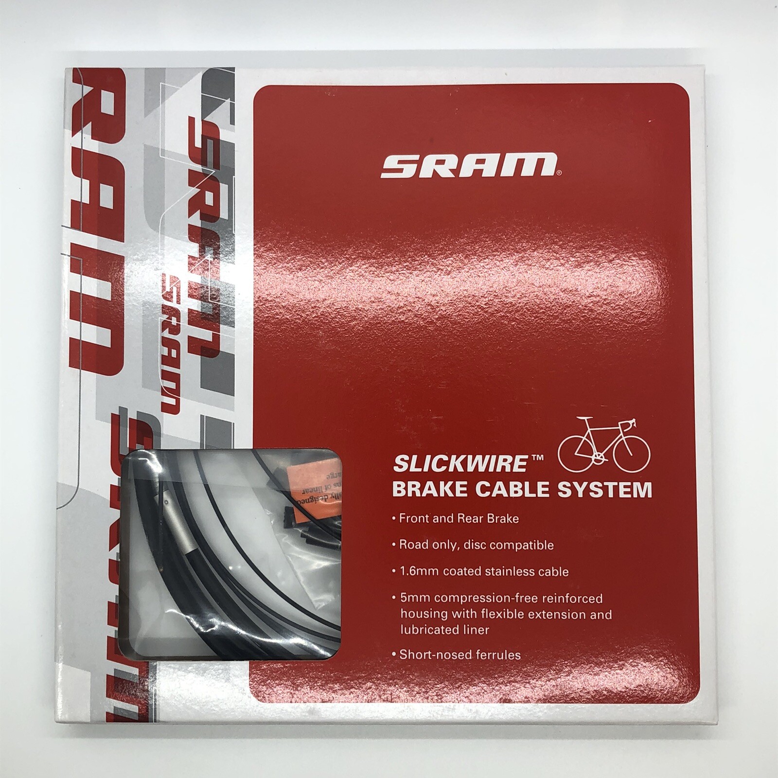 SRAM 5mm SlickWire Road Brake Cable Kit Black 2day Delivery for sale ...