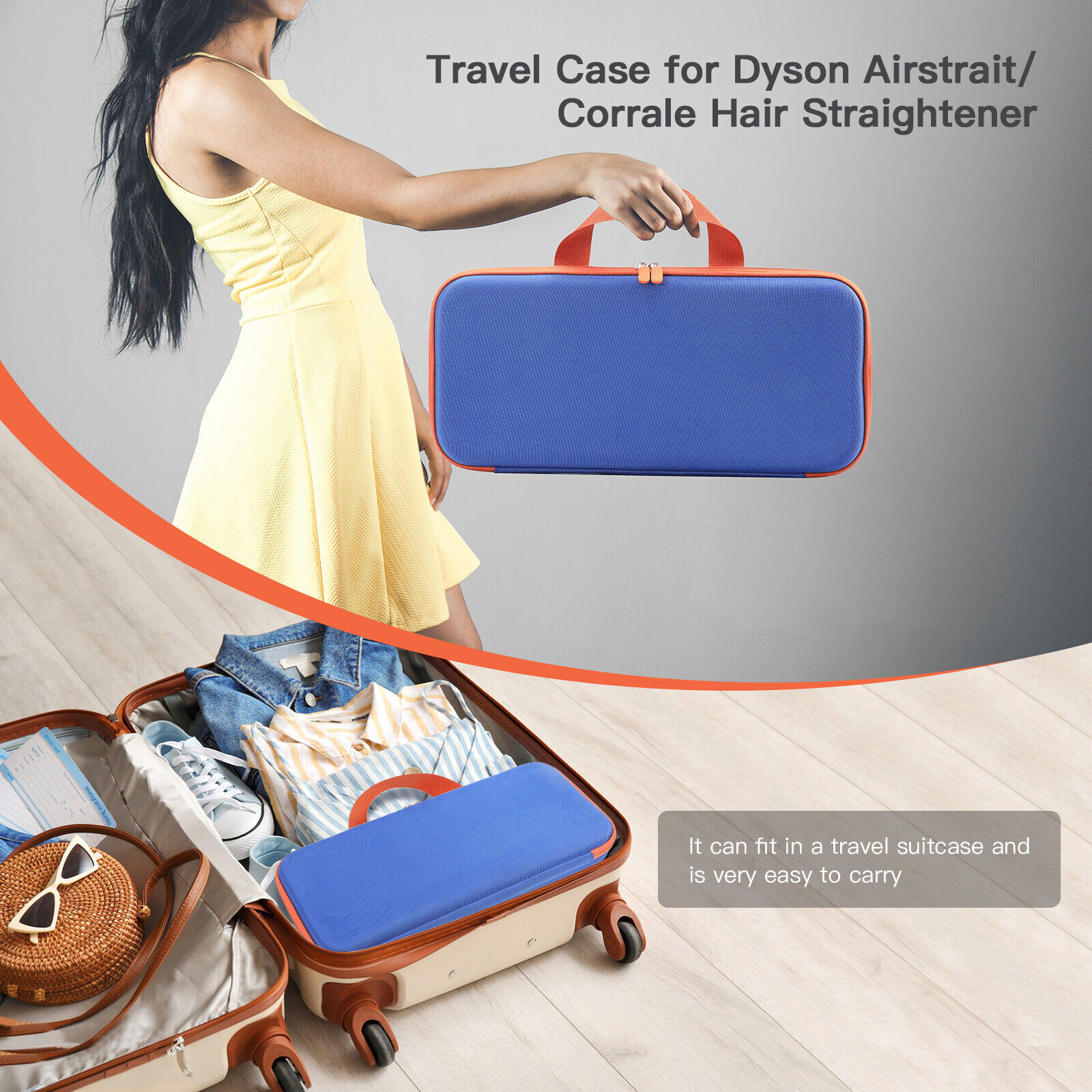 For Dyson Airstrait HT01 Hair Straightener Storage Bag Carry Case ...