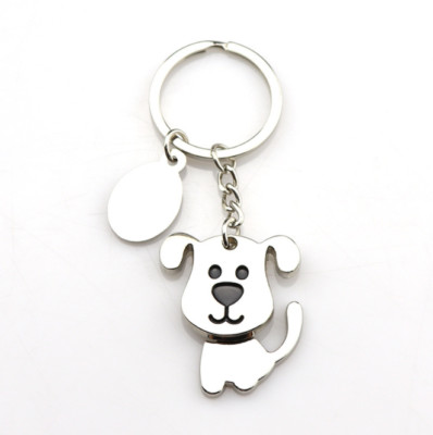 Creative Shaking Head Dog Metal Keychain Key Ring Handbag Pendant Gift ...