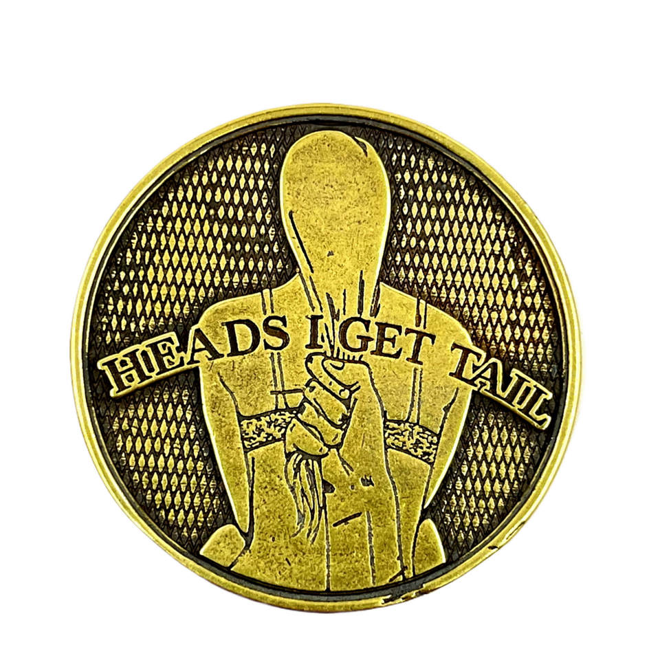 Funny head and tail Coins, Heads I Get Tail Tails I Get Head coin ship ...