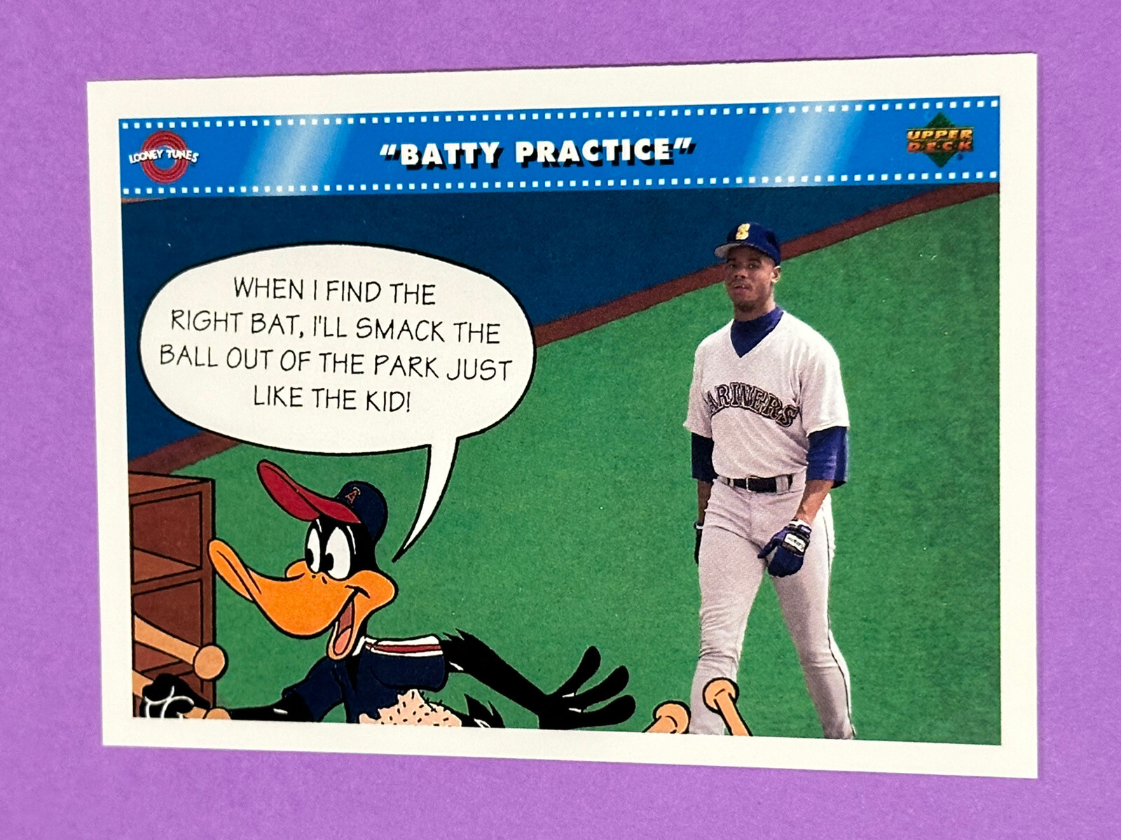 1992 Upper Deck Comic Ball 3 Ken Griffey Jr. Daffy Duck #49 Batty ...