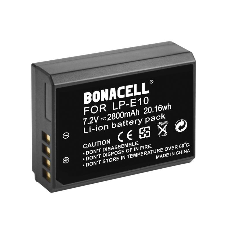 2-Pack LP-E10 Batteries and Charger For Canon EOS Rebel T3 T5 T7 EOS ...