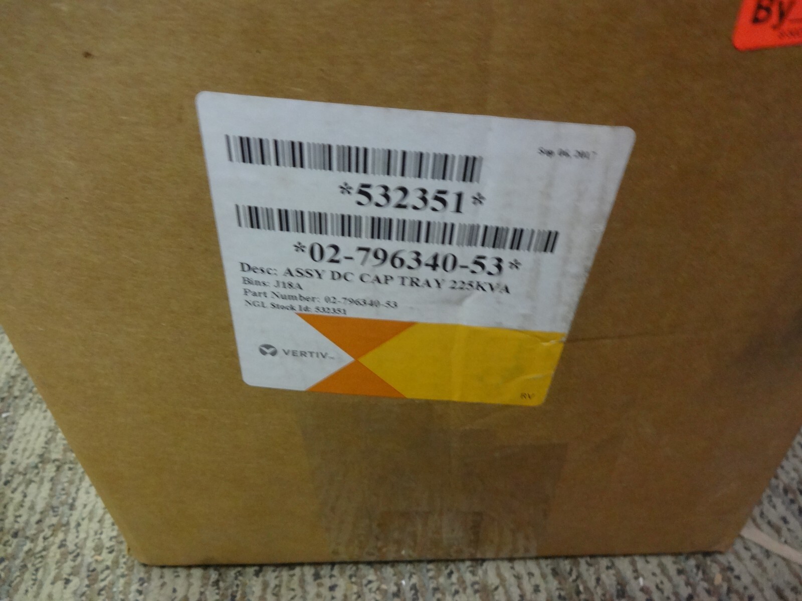 Emerson 02-796340-53 Network Power Dc Capacitor Tray | eBay