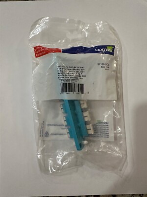 Leviton 5F100-2QL Opt-X 50/125um Multimode OM3/4, Duplex LC, 12 Fibers ...