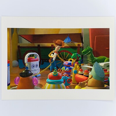 Toy Story Postcard Disney Pixar Woody Mr Potato Head Slinky Dog Rex ...