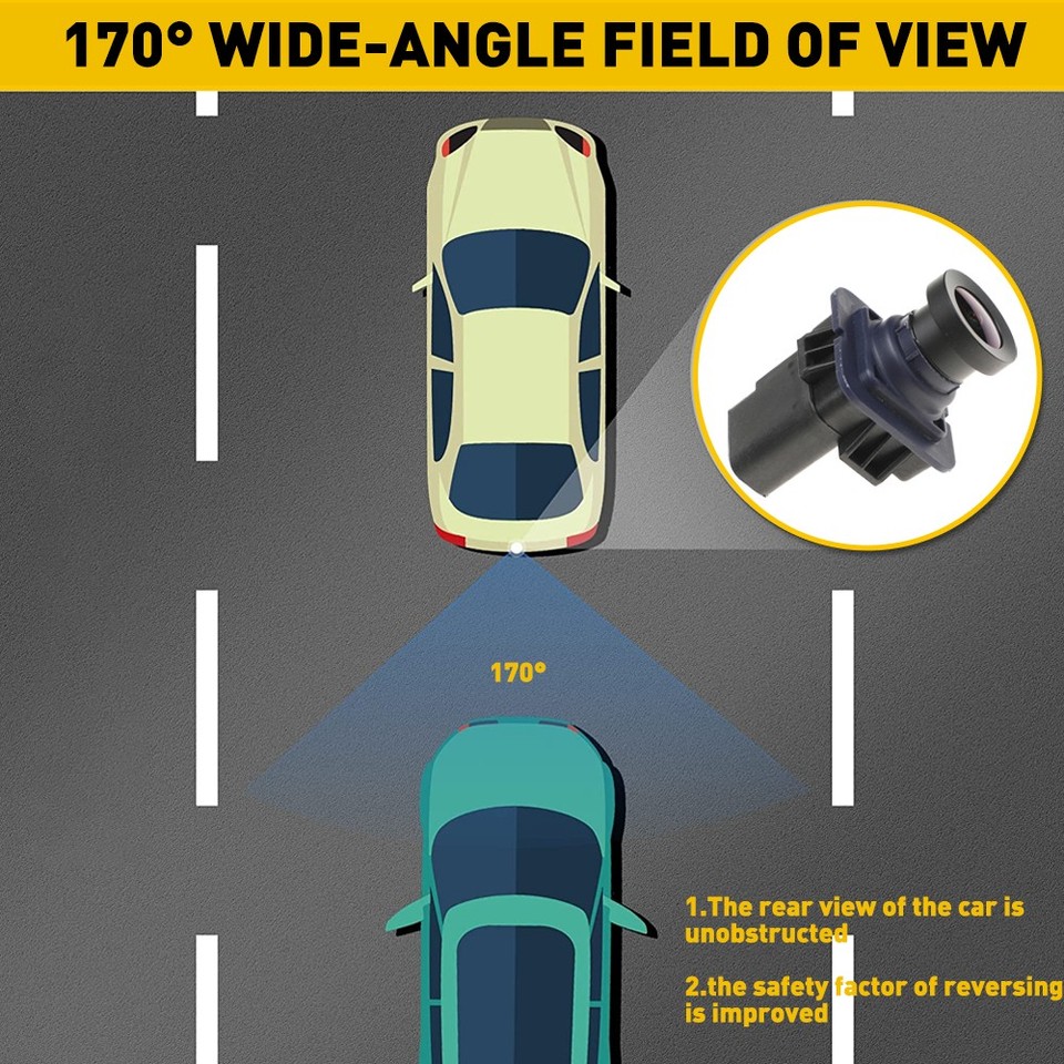 For Mustang 11-14 Ford Rear View Parking F150/15-18 Backup Camera ...