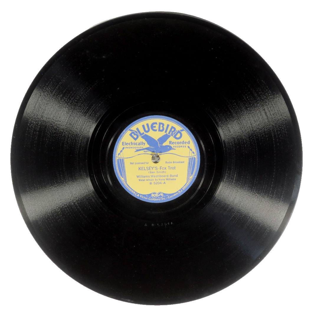 78 RPM -- Williams Washboard Band, Bluebird 5204 "Hard Corn", E+ Jazz ...