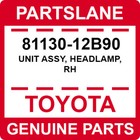 81130-12B90 Toyota OEM Genuine UNIT ASSY, HEADLAMP, RH | eBay