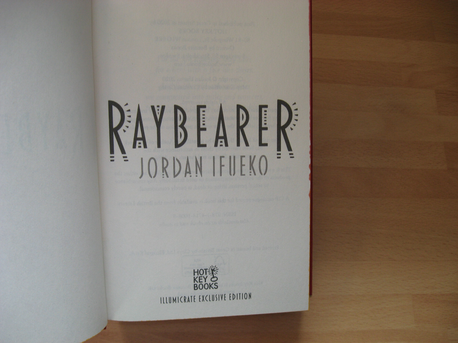 Jordan Ifueko Raybearer & Redemptor 1st/1st Illumicrate full box ...