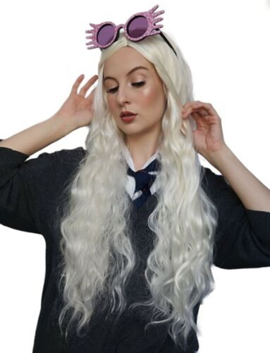 Luna Lovegood Long White Blonde Harry Potter Wig - by Allaura | eBay