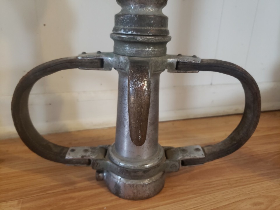 Antique Vintage COLT brass firemans Fire Hose Nozzle 18" tall w ...