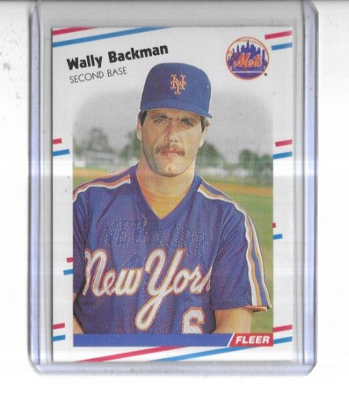 1988 Fleer #128 Wally Backman New York Mets | eBay