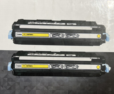 2 Pac RenEwable Toner 1657B001 Yellow Toner Canon 111 MF9220C MF9280CDN ...