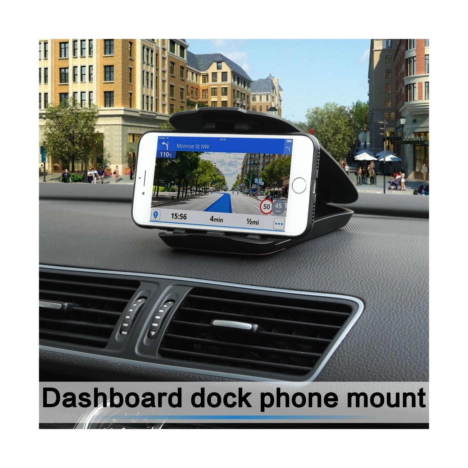 GPS Dash Mount Garmin Nuvi Drive Dezl Drivesmart Non-Slip Dashboard ...