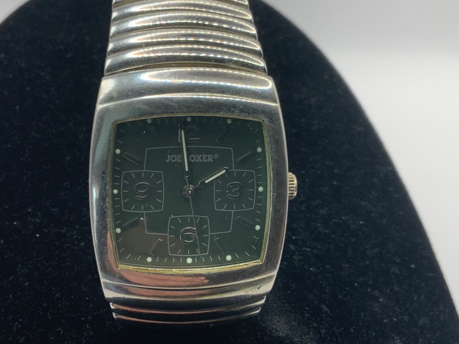 Vintage Joe Boxer Watch Stainless U5438106 Needs battery heavy duty ...