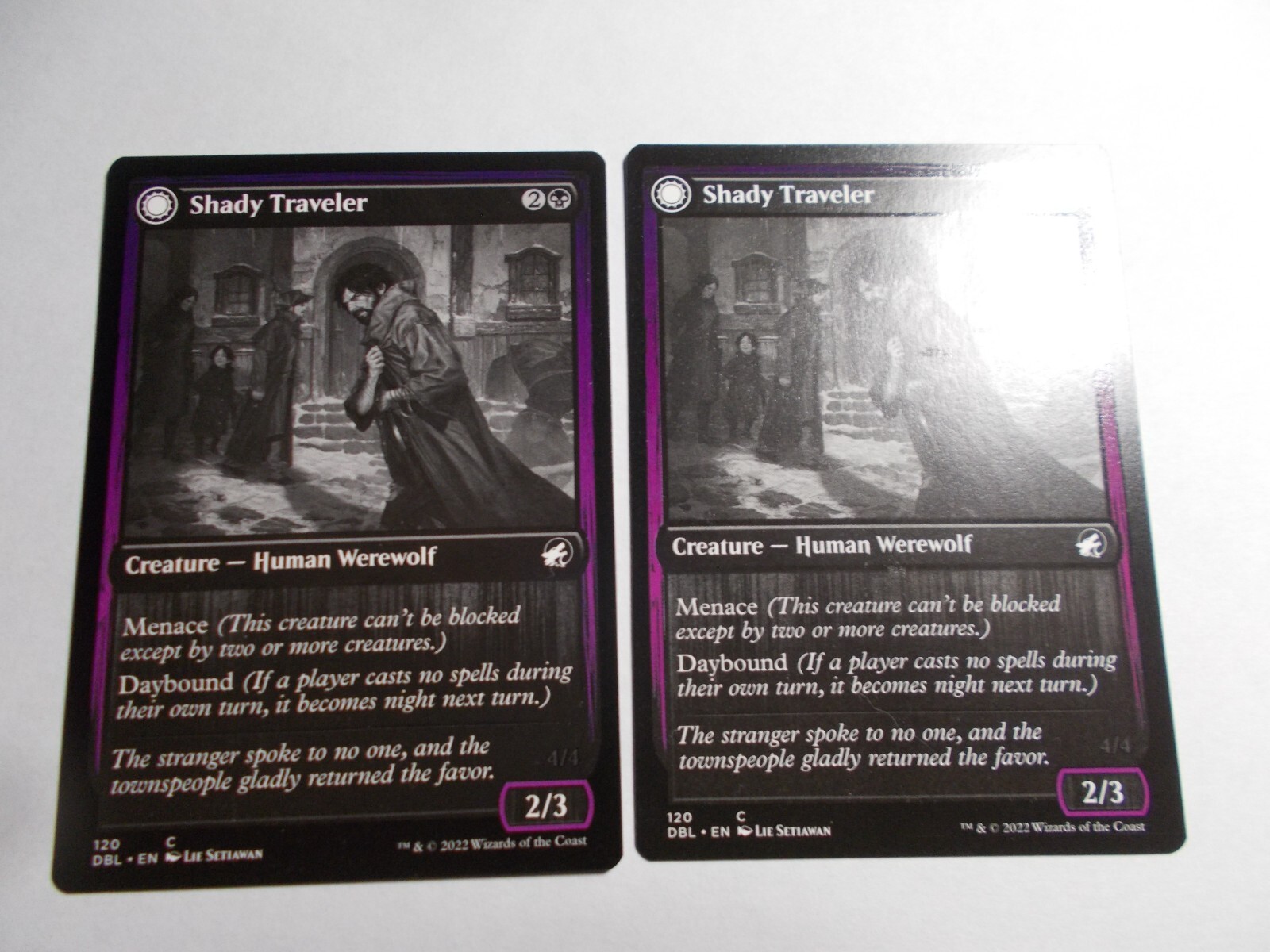 Shady Traveler Stalking Predator x2 MTG Double Feature Black Common ...