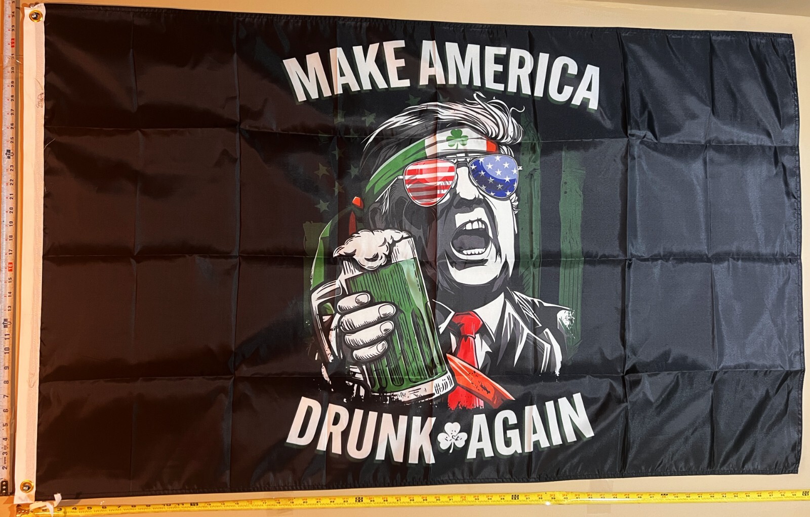 Donald Trump Flag FREE SHIP 4 Man Cave Beer MAGA Vance Republican USA ...