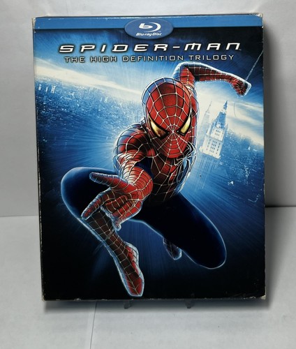 Spider-Man The High Definition Trilogy 1,2,3 W/Slipcover (4-Blu-ray Set ...