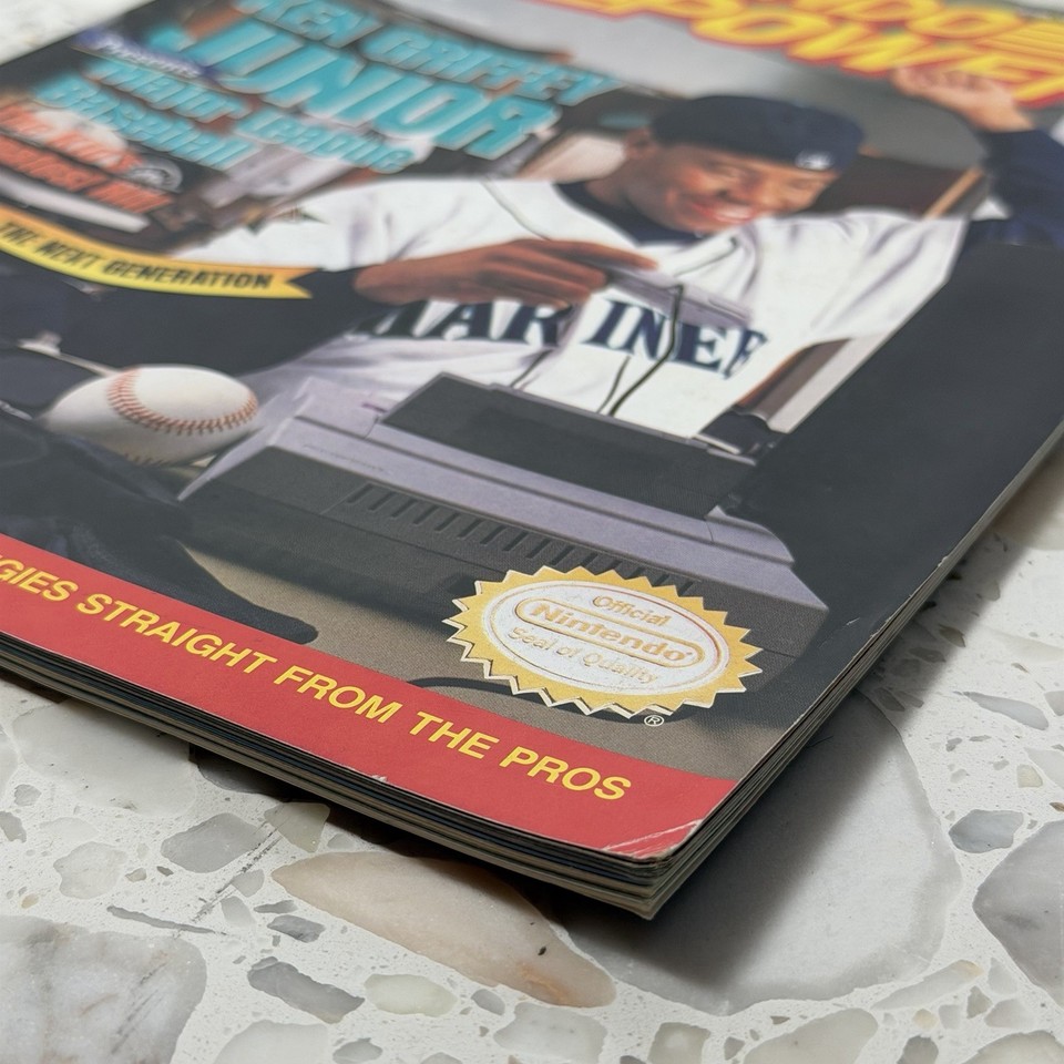 Nintendo Power Magazine Volume Vol 59 poster Ken Griffey Junior ...