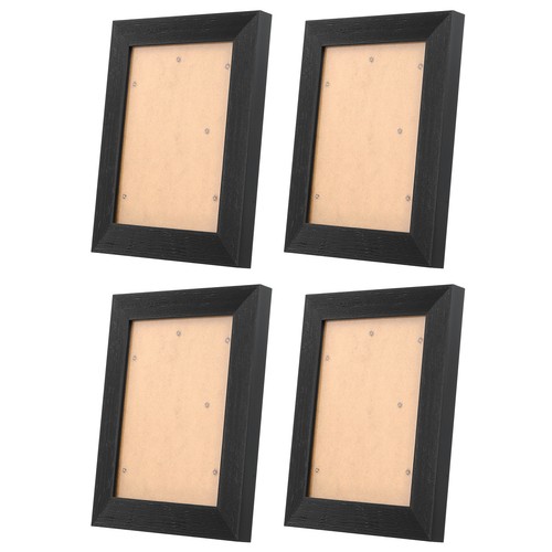 3.5x5 inch Foam Material Picture Frames, 4 Pcs Display, Black ...
