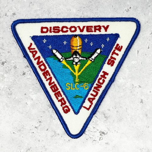 Vintage Discovery Launch Site Patch 80s SLC-6 Vandenberg NASA Space Shuttle NOS | eBay