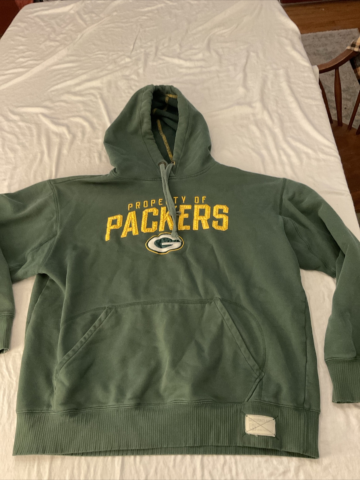 Reebok NFL Gridiron Classic Green Bay Packers Hoodie Sweatshirt ~ Large ...
