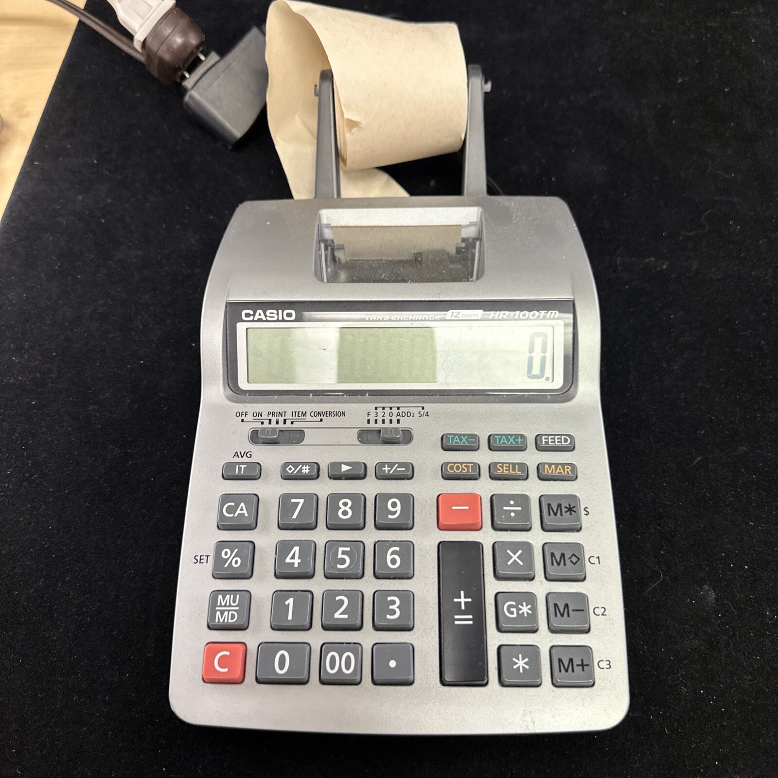 Casio HR-100TM Desktop Printing Calculator- Tested | eBay