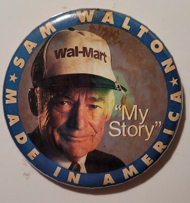 Walmart associate pins Sam Walton Made In America "My Story" | eBay
