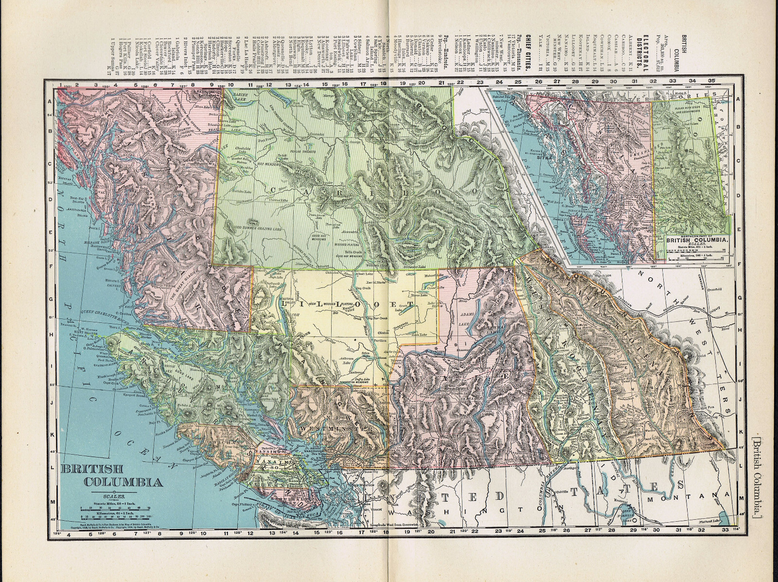 Political Map Of British Columbia