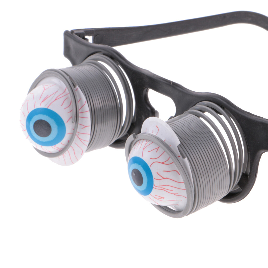 Novelty Glasses Horror Spring Joke Eyeglasses Halloween Costume | eBay UK