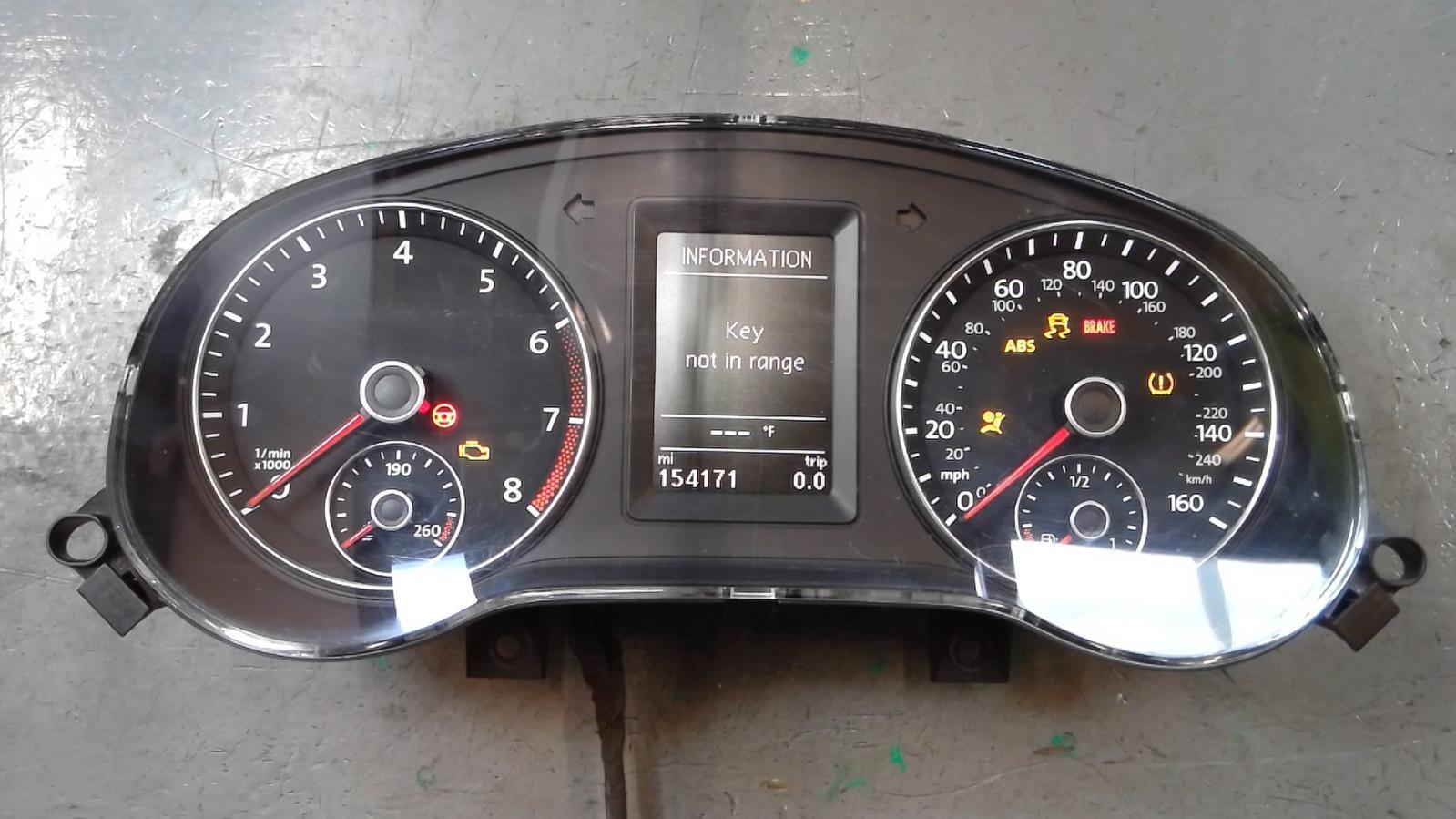 VOLKSWAGEN JETTA GLI Speedometer Cluster; (cluster) 5C6 920 973 B | eBay
