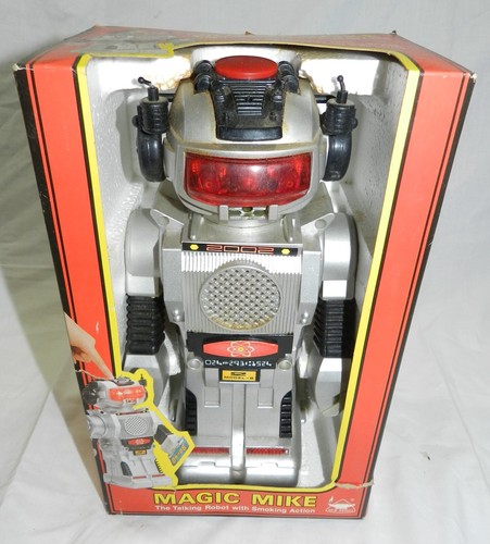 Magic Mike Talking robot by New Bright with box for parts or repair | eBay