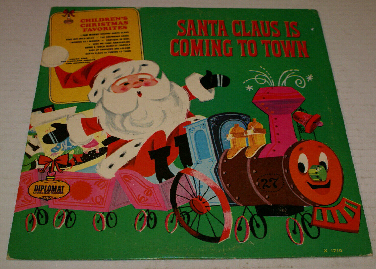 Santa Claus Is Coming To Town LP, The Caroleer Singers, Diplomat X ...