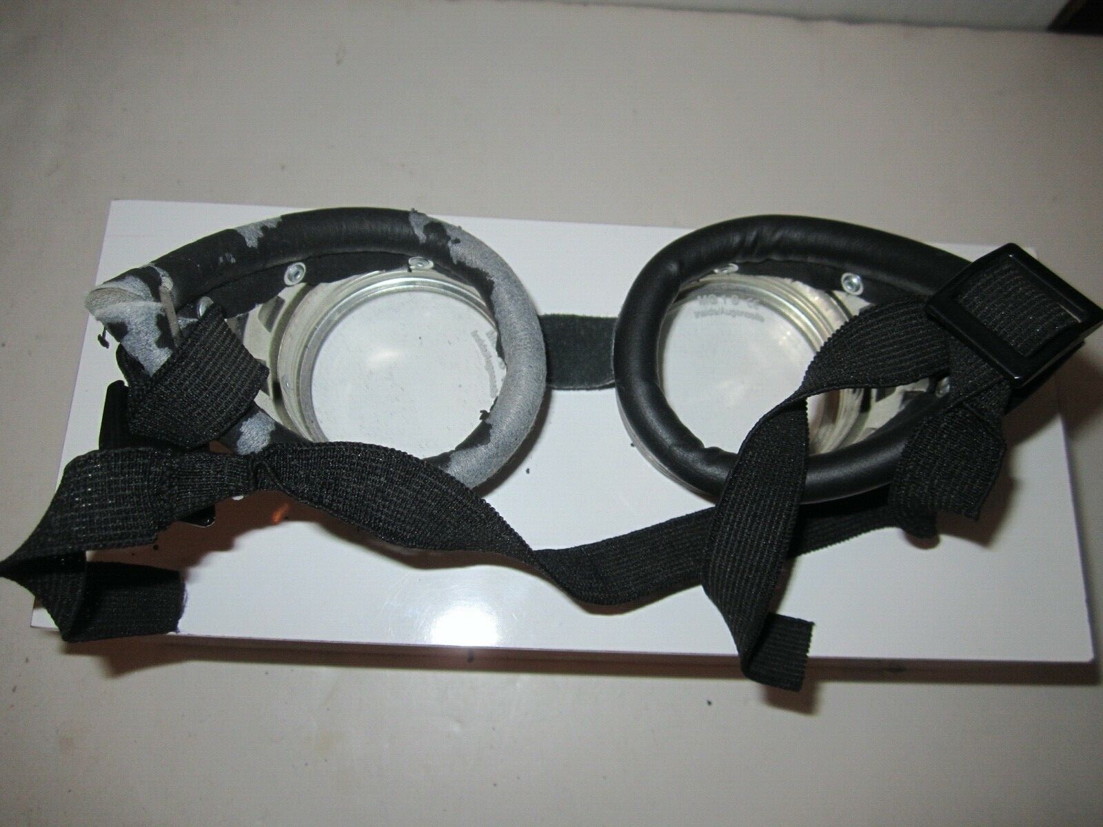 VINTAGE RACING GOGGLES - GSF 166 - AUGENSEITE - GERMANY - METAL FRAMES ...