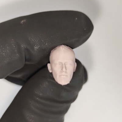 1/24 Scale The Leon Serious Jean Reno Head Sculpt Unpainted Fit 2.5 ...