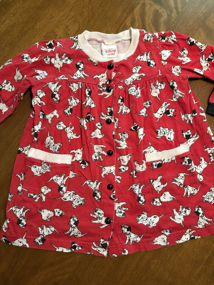 Vintage AOP Disney Store 101 Dalmatians 3T Dress | eBay