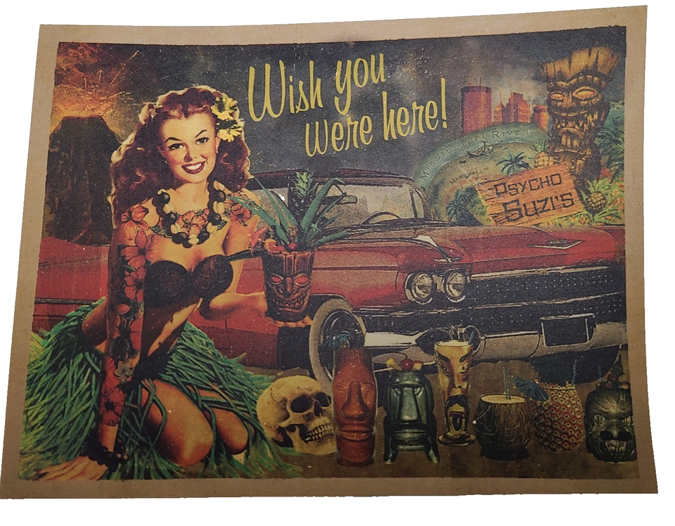 Psycho Suzi’s Ports Of Pleasure Mermaid Tiki Mug With Postcard First ...