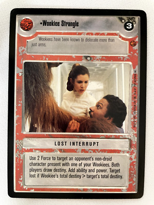 Star Wars CCG - Wookiee Strangle - Cloud City | eBay